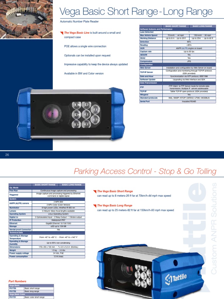 An Overview of the Vega Basic Automatic Number Plate Reader System ...