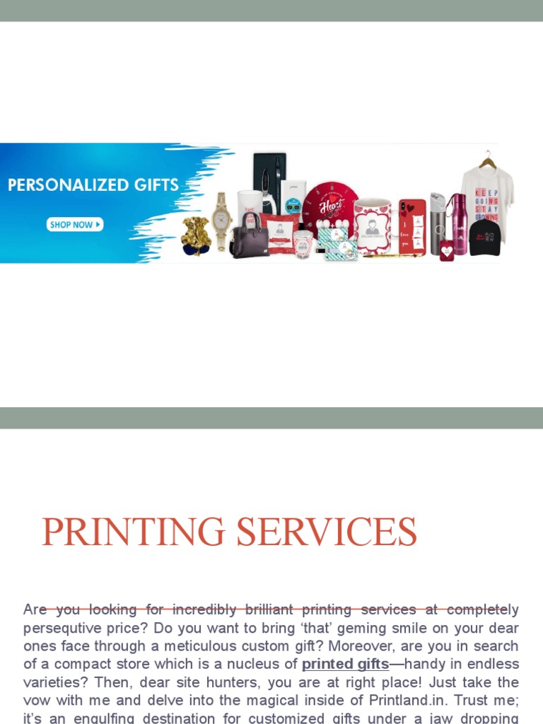 Printing Services | PDF | Home & Garden
