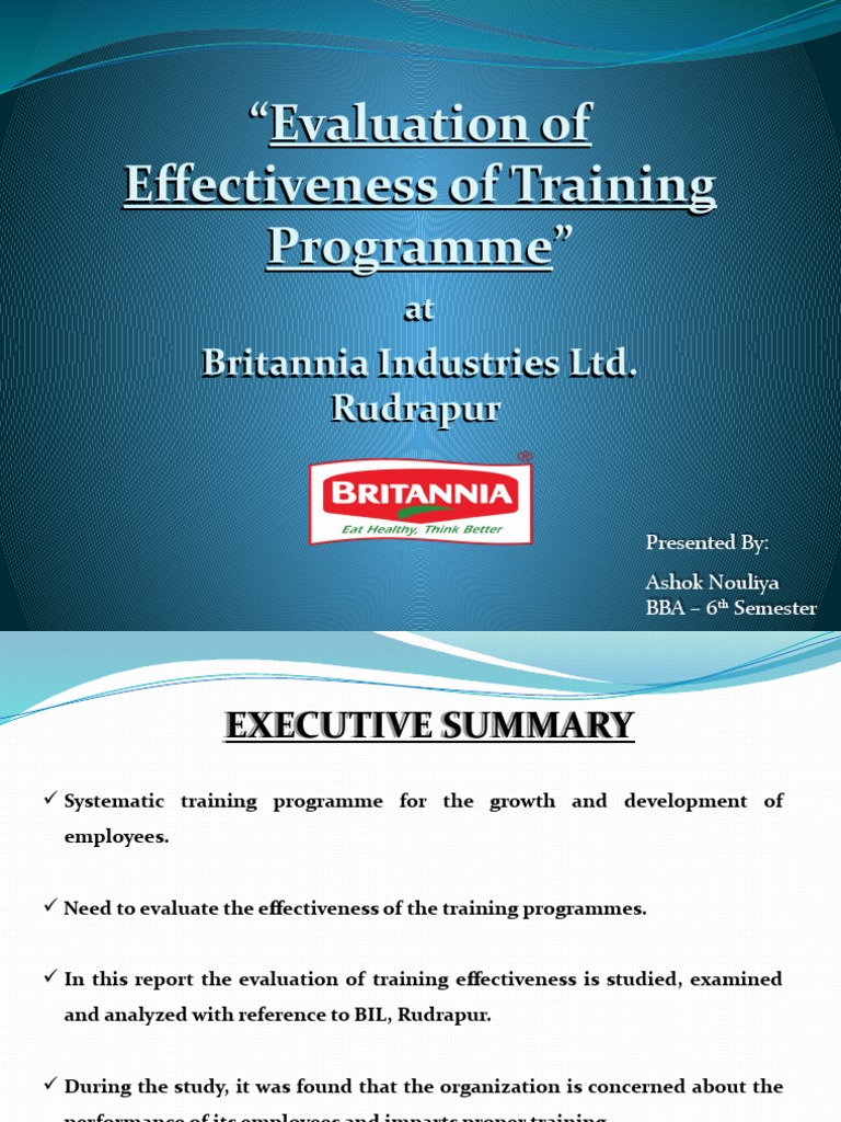 Evaluation of Training Effectiveness Presentation | PDF | Likert Scale ...