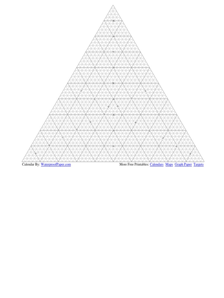 Triangular Grid Graph Paper | PDF