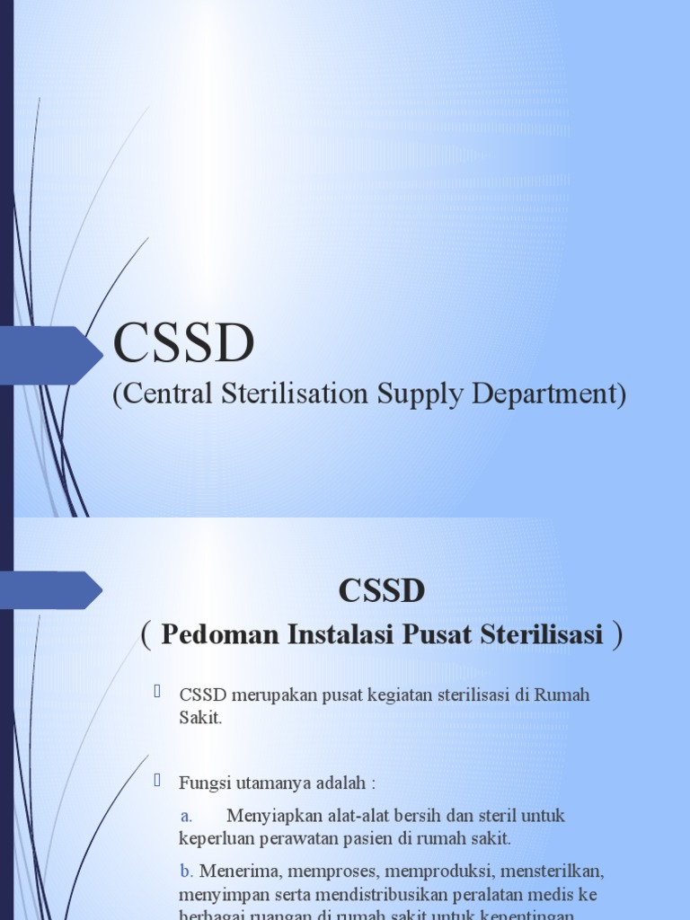 CSSD | PDF