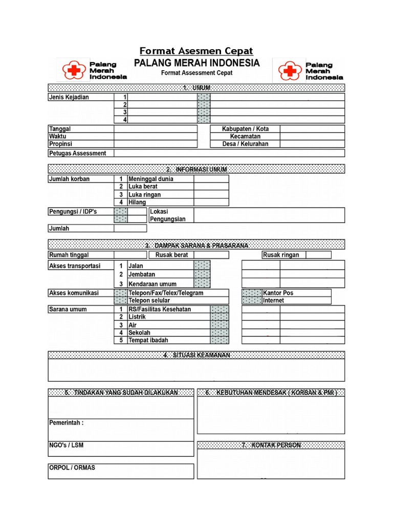 Format Asesmen Cepat | PDF