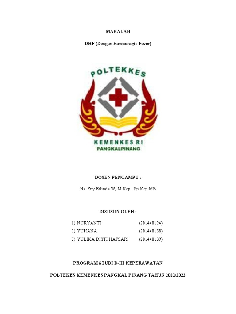 Makalah DHF | PDF
