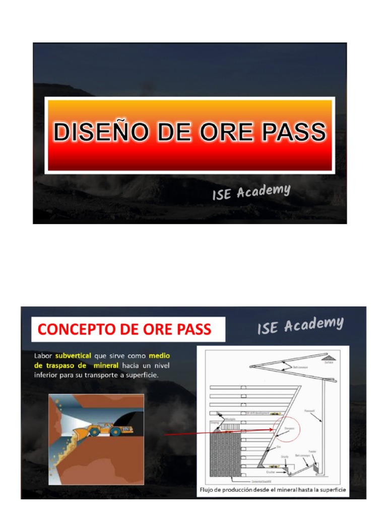 Diseño de Ore Pass | PDF