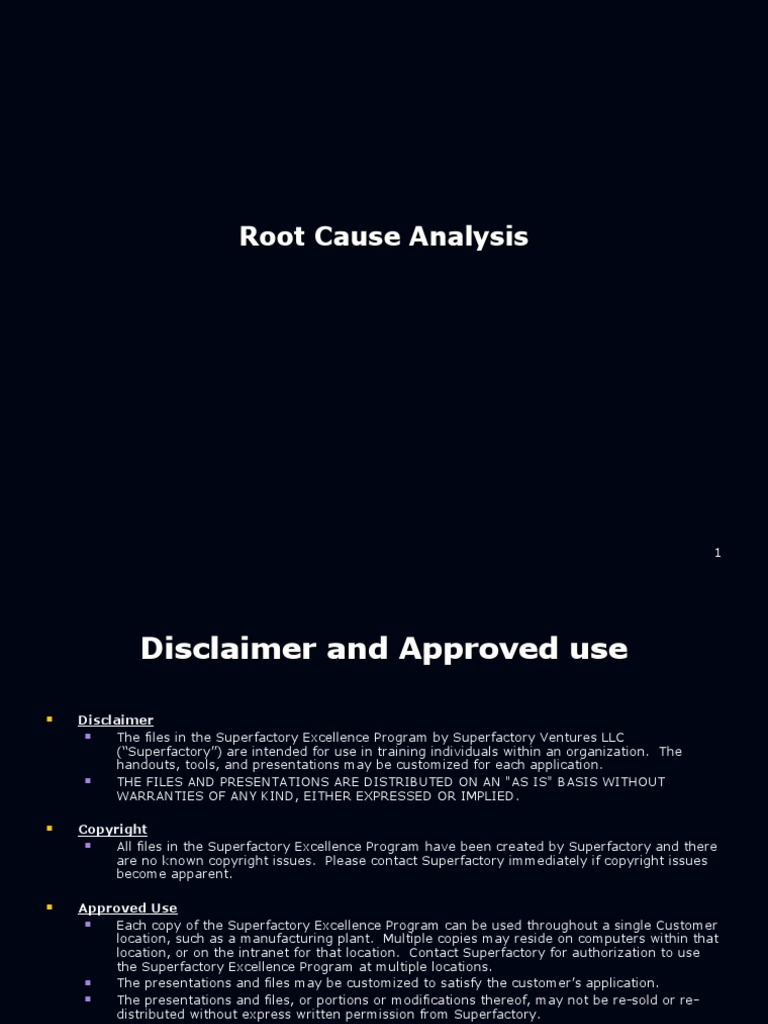 Root Cause Analysis | PDF | Causality | Brainstorming