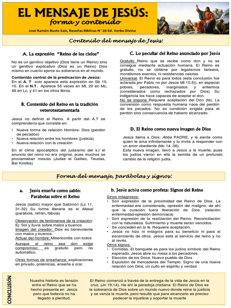Mensaje de Jesús | PDF | Jesús | Pecado