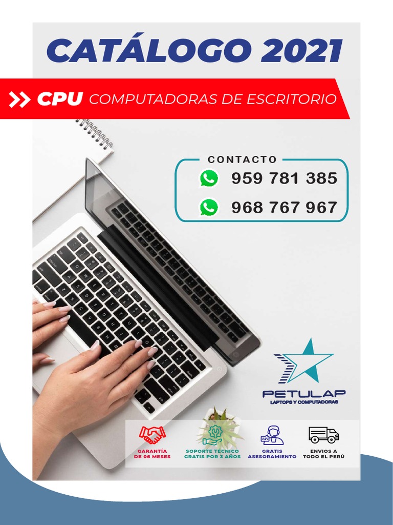 CATÁLOGO PC y COMPUTADORAS DE ESCRITORIO | PDF | Introducciones ...