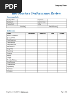 Child Care Performance Employee Evaluation Form | PDF | Classroom ...