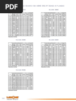 Flange Bolt Charts | PDF