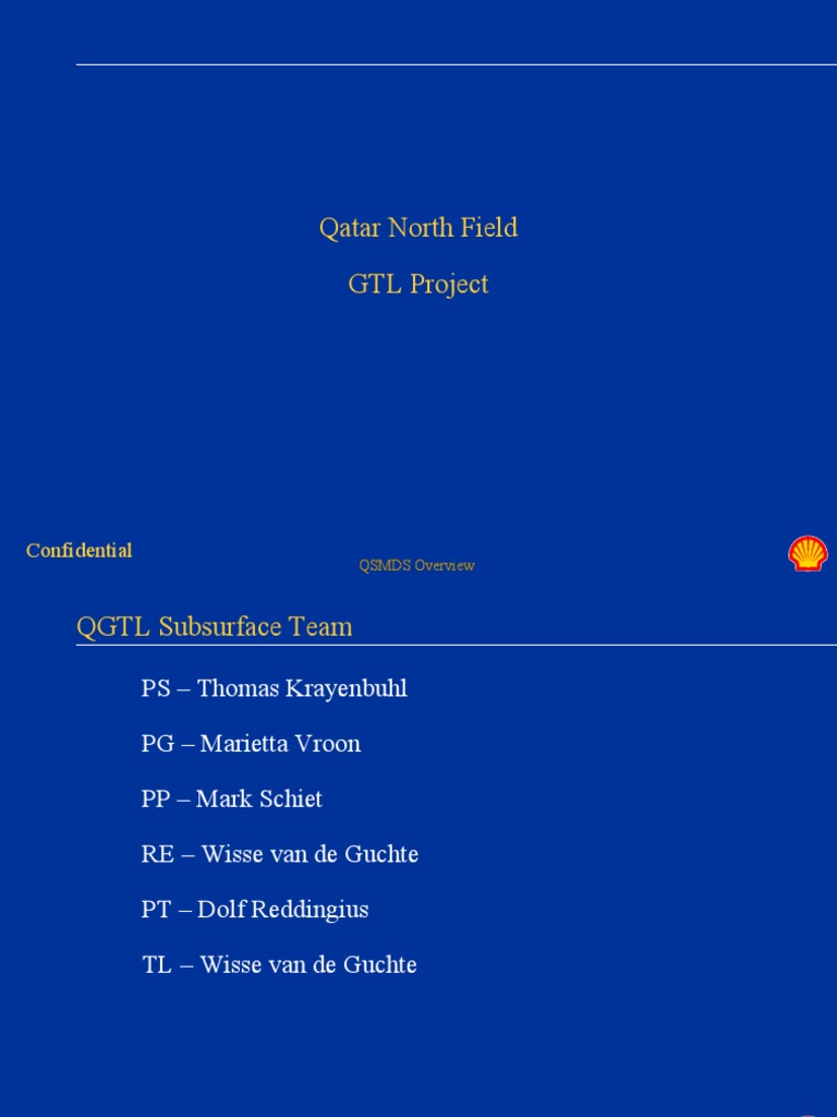 Qatar North Field GTL Project: Confidential | PDF | Petroleum | Fuel ...