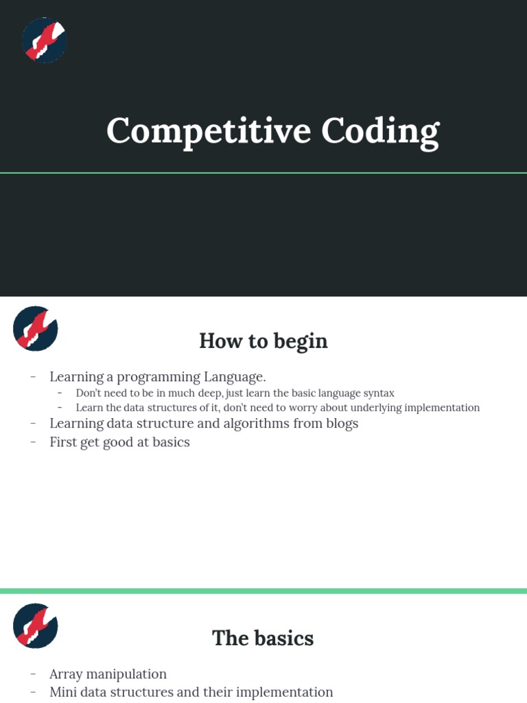 Competitive Coding | PDF