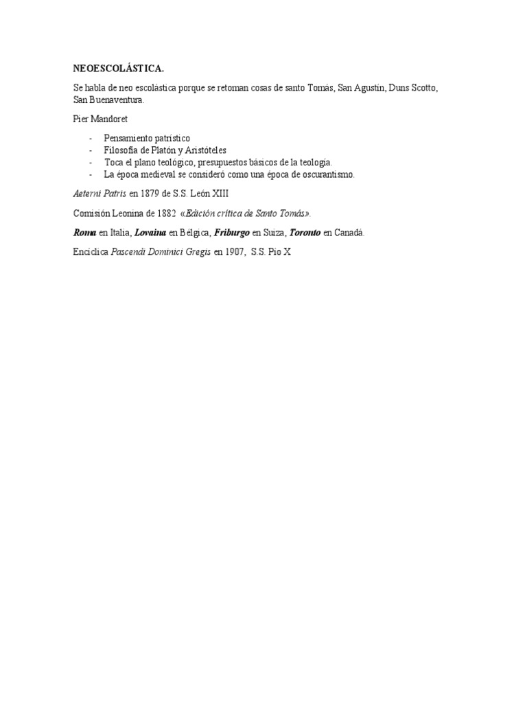 NEOESCOLÁSTICA | PDF