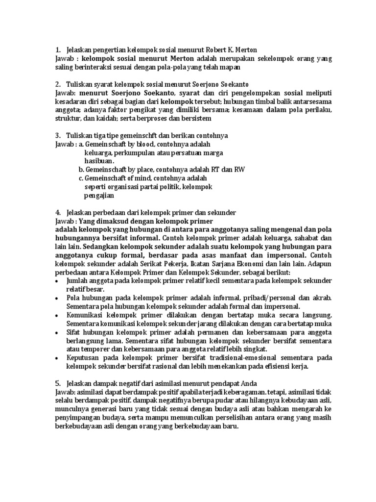 SOSIOLOGI | PDF | Karier & Perkembangan | Pengembangan Diri