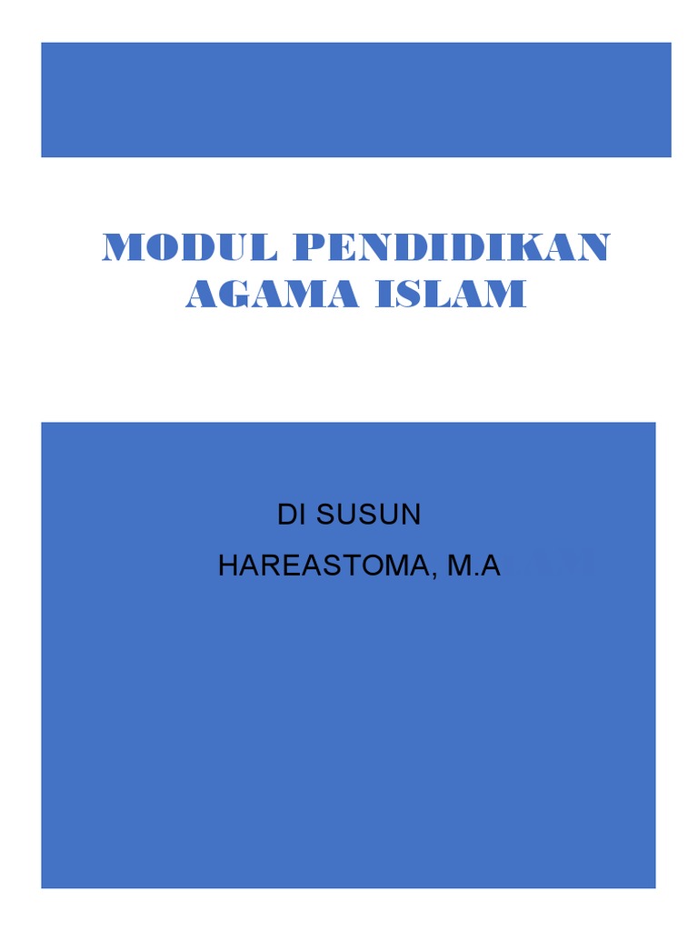 Modul Mata Kuliah Pendidikan Agama Islam | PDF