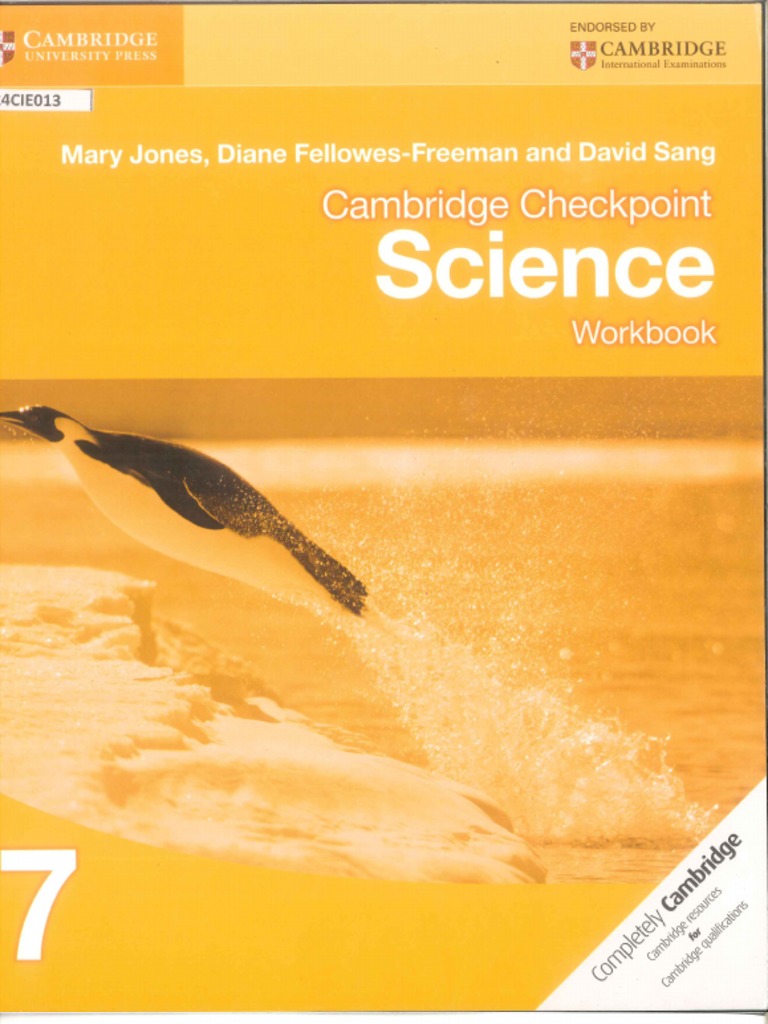 Cambridge Checkpoint Science Workbook 7 | PDF