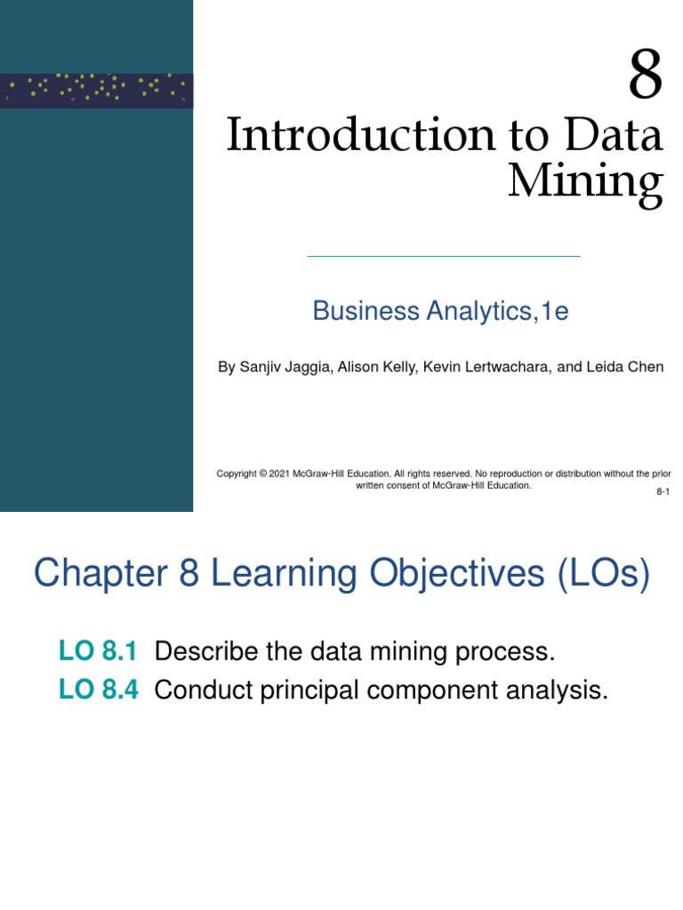Introduction To Data Mining: Business Analytics, 1e | PDF | Machine Learning | Data Mining