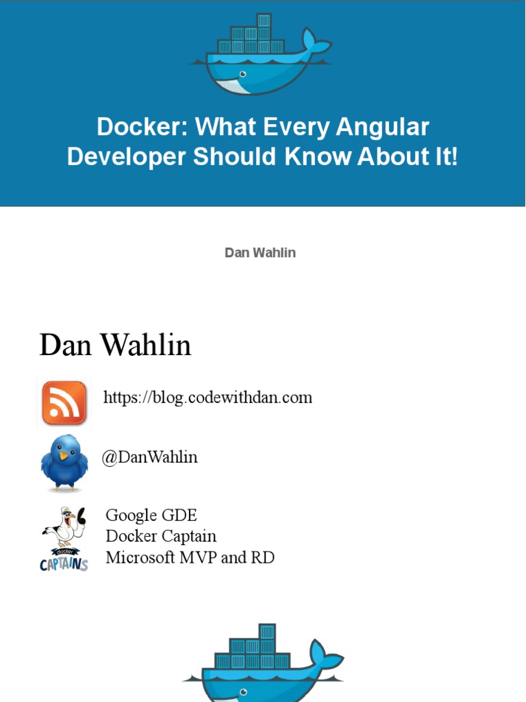Docker - What Every Angular Developer Should Know About It! | PDF ...
