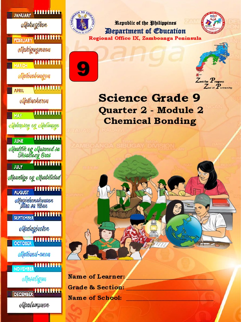 Science Grade 9: Quarter 2 - Module 2 Chemical Bonding | PDF | Chemical ...