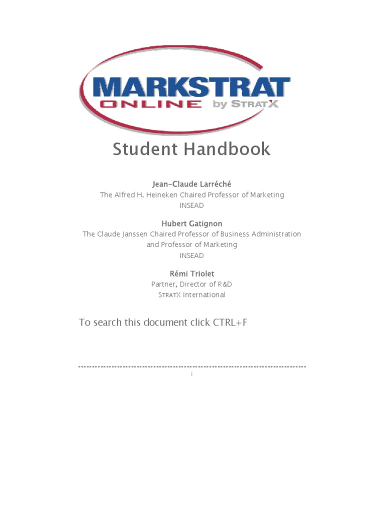 Markstrat 3 | PDF | Retail | Marketing