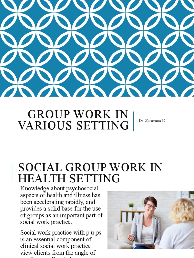 Group Work in Various Setting | PDF | Social Work | Mental Health