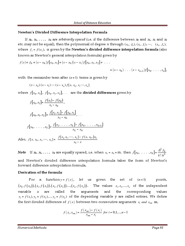 Lagrange Interpolation | PDF | Interpolation | Numerical Analysis Lagrange Interpolation | PDF | Interpolation | Numerical Analysis