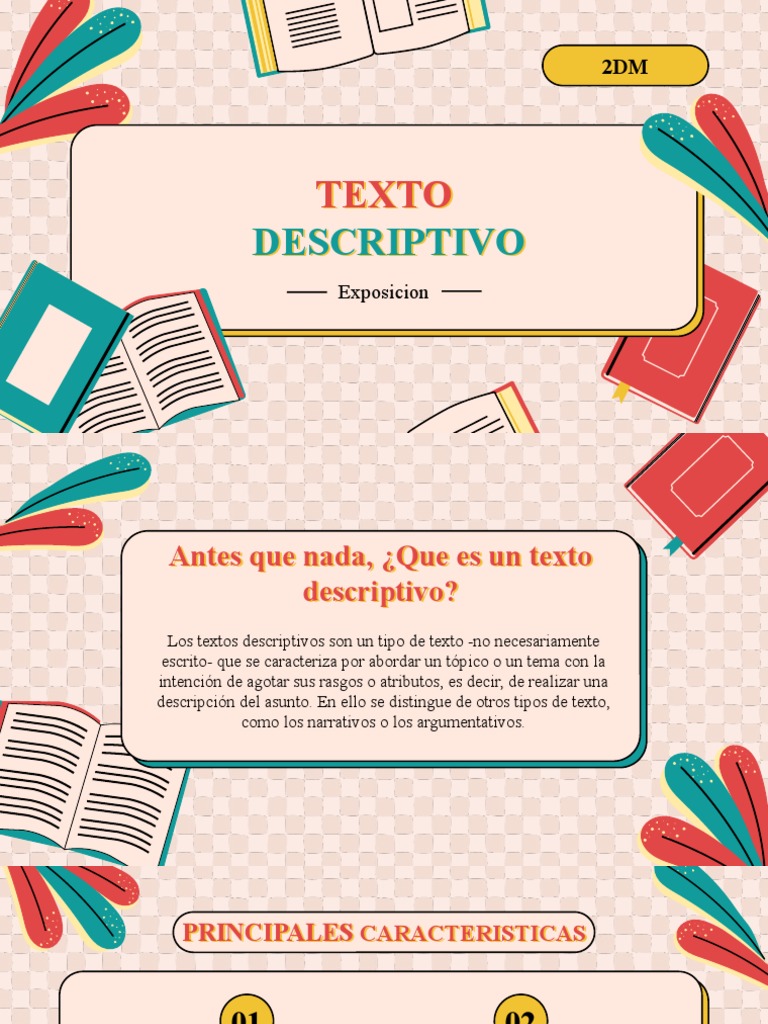 Textos Descriptivos | PDF | Asunto (gramática) | Verbo