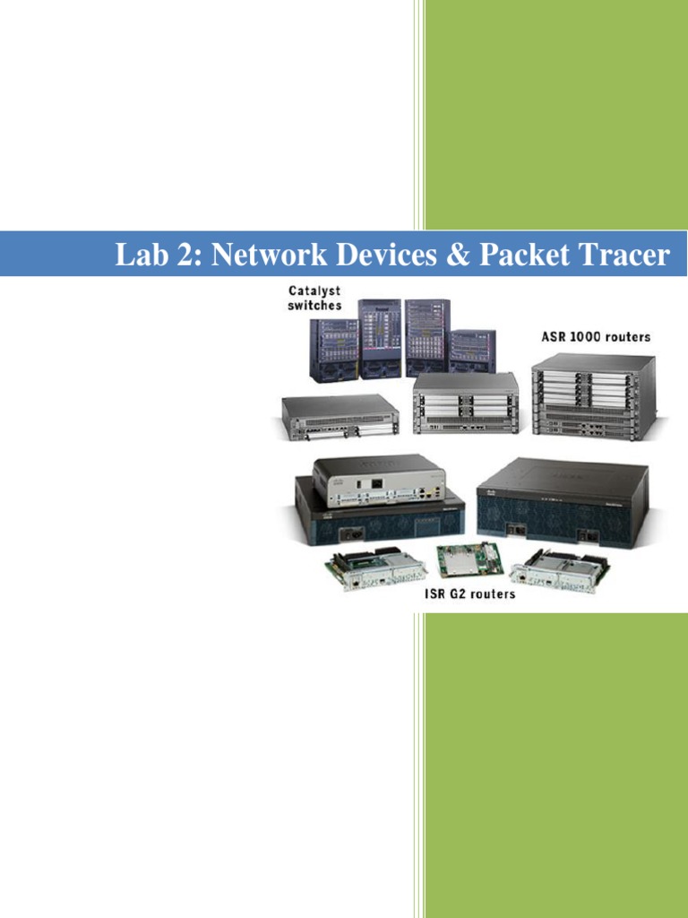 Lab-3 Network Devices and Packet Tracer | PDF | Network Switch ...