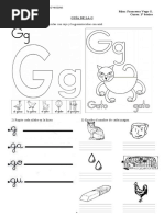 Cuadernillo G Gu Gü | PDF