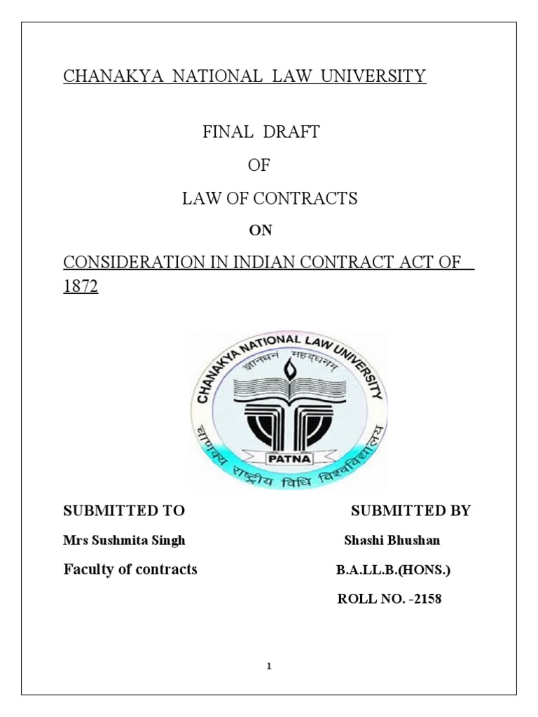 Contract | PDF | Consideration | Estoppel