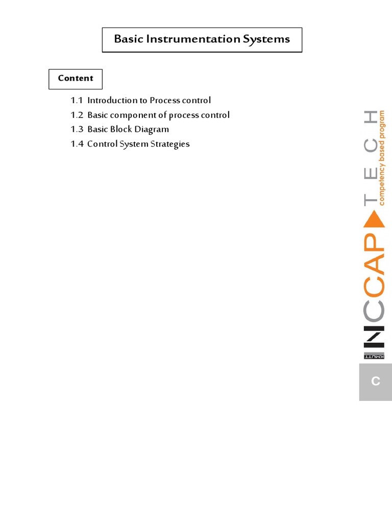 Basic Instrumentation Systems: Content | PDF | Control Theory | Process ...