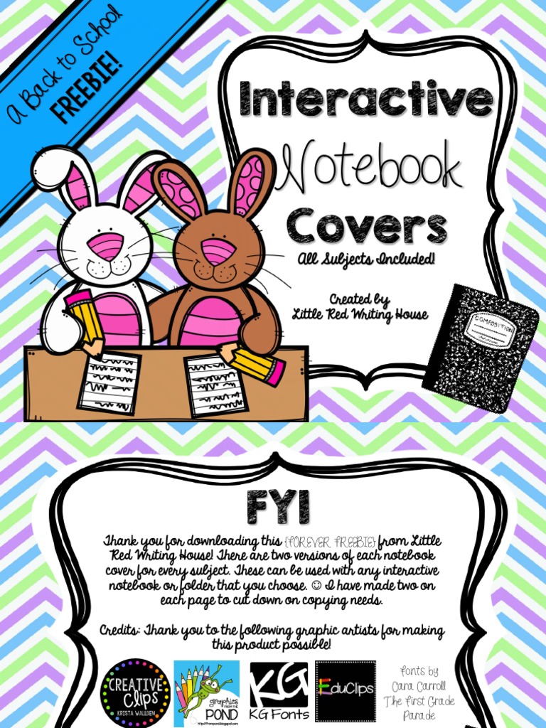 Interactive Covers: Notebook | PDF | Notebook