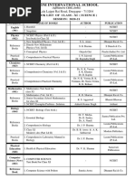 Class 11 Book List 22-23 | PDF | Science
