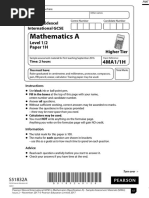 Edexcel IGCSE Maths Modular Specification | PDF | Area | Algebra