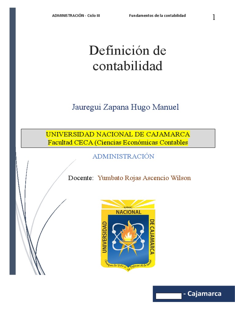 Definición de Contabilidad | PDF | Contabilidad | Business