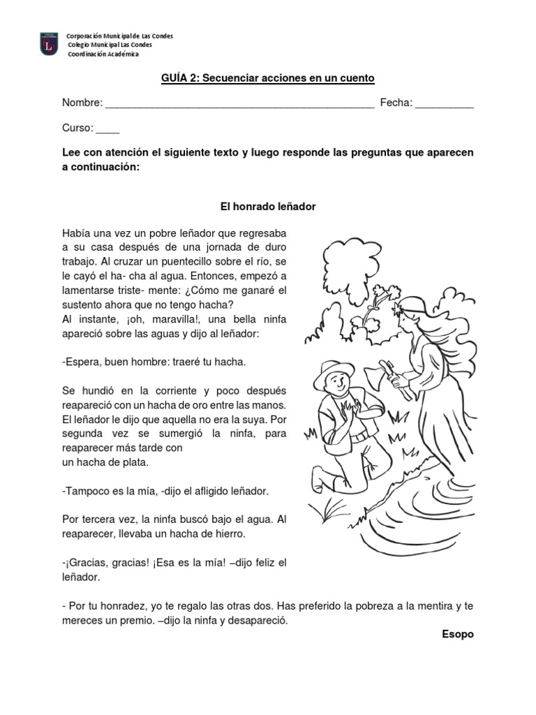 Secuencia de Un Cuento | PDF