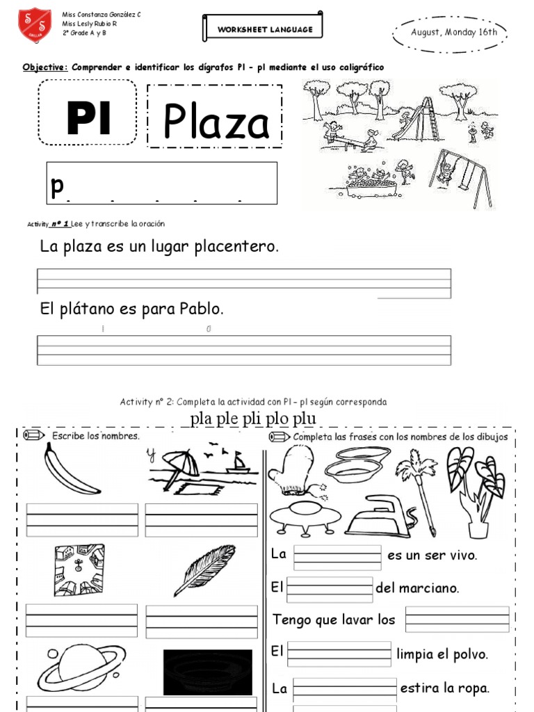 Guía-Pl PR | PDF | Escritura