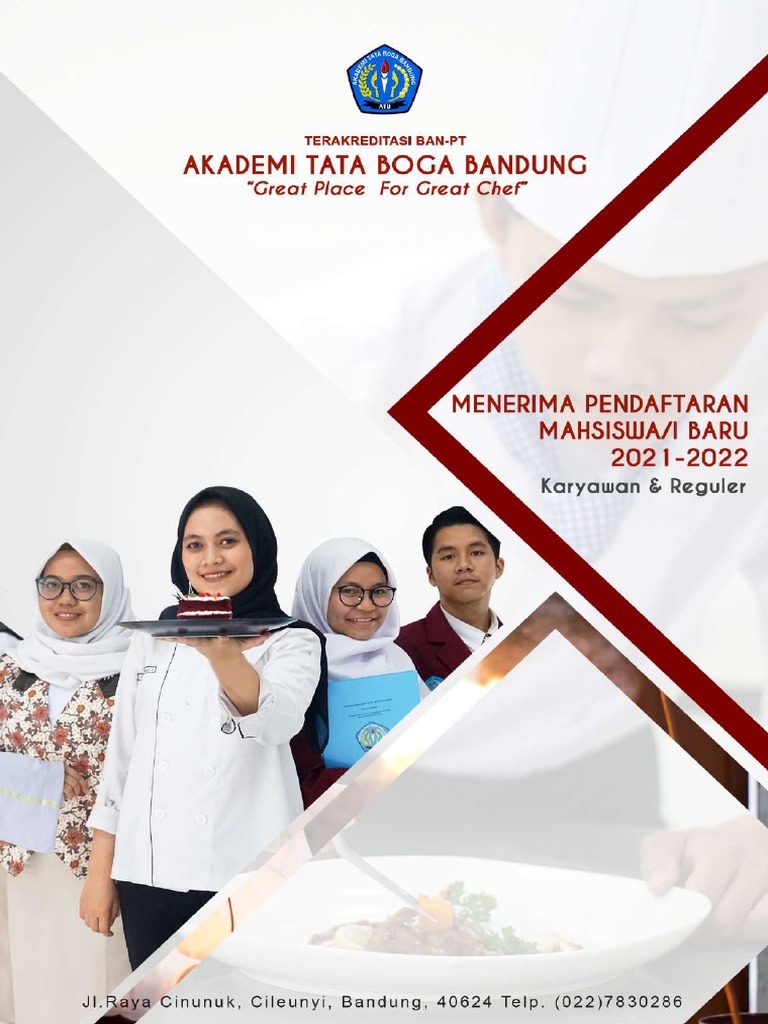 Brosur Pendidikan Akademi Tata Boga Bandung | PDF