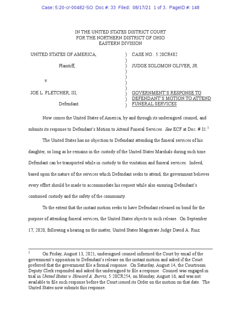 Court Document For Joe Fletcher | PDF | Police | Legal Action