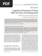 Cognitive Dissonance Theory Leon Festinger (1957) | PDF | Psychological ...