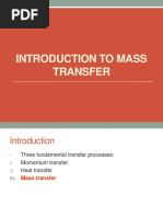 Lecture Notes On Mass Transfer | PDF | Diffusion | Mass Transfer