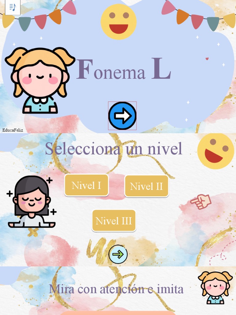 Fonema L: Actividades Interactivas | PDF | Artes del Lenguaje y ...