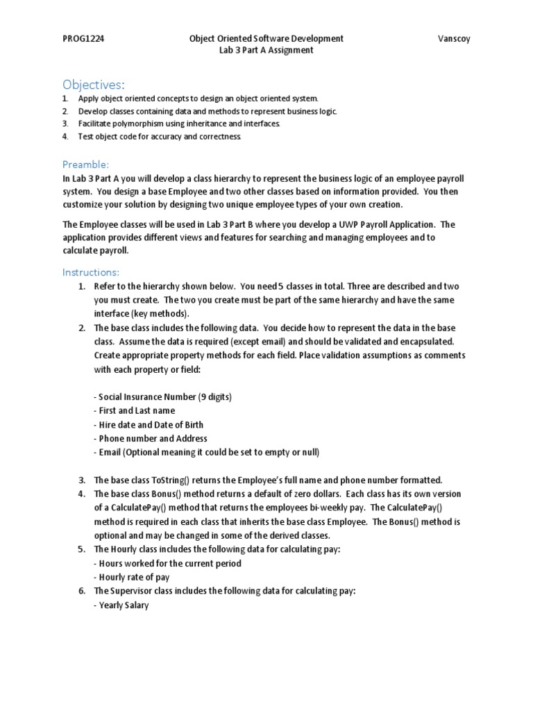 Lab3parta Assignment Download Free Pdf Class Computer Programming Method Computer