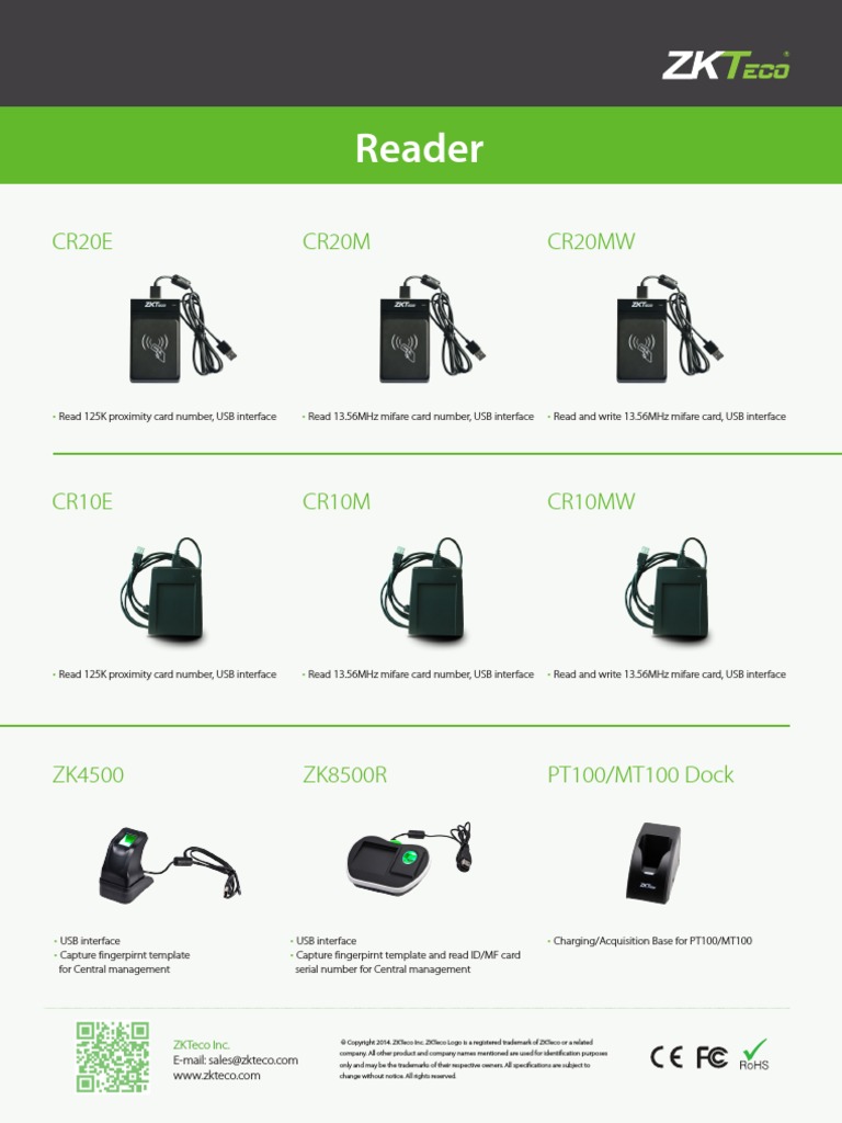 Reader: CR20E CR20MW CR20M | PDF