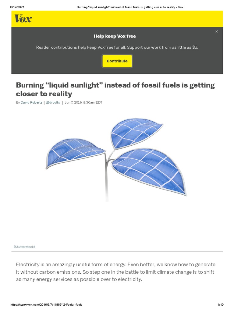 Advancements in Solar Fuels Technology | PDF | Fuels | Hydrogen