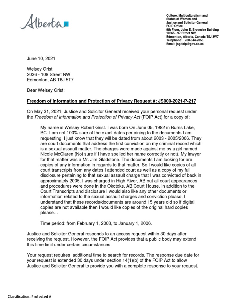 2021-P-217 Time Ext Letter | PDF | Criminal Law | Human Rights