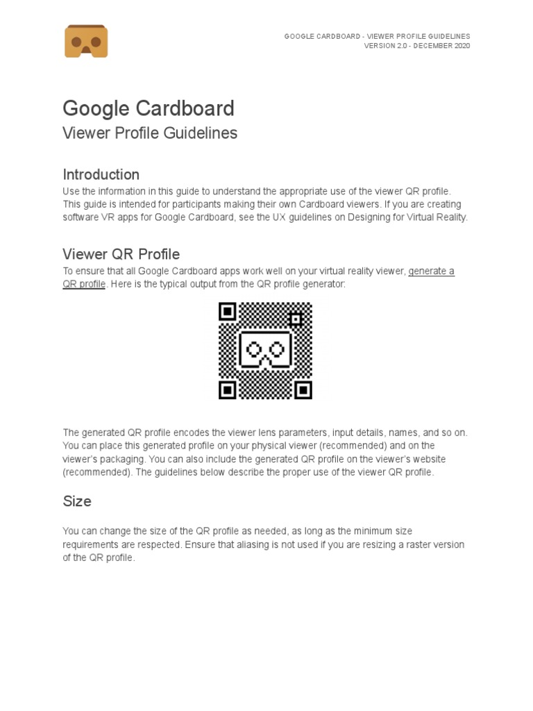 GC Viewer Profile Guidelines | PDF | Qr Code | Contrast (Vision)