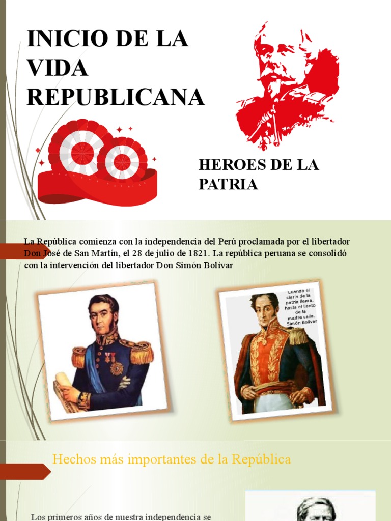 Primeros Años de la República Peruana | PDF | Perú | América del Sur