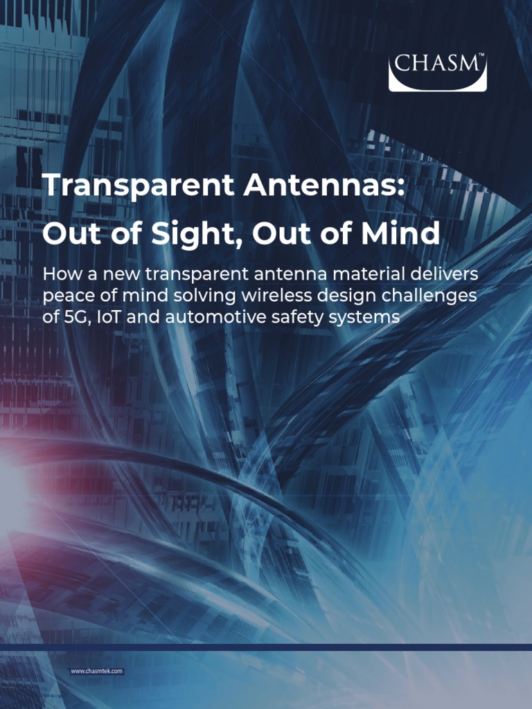 Transparent Antennas for 5G & IoT | PDF | Carbon Nanotube | Antenna (Radio)