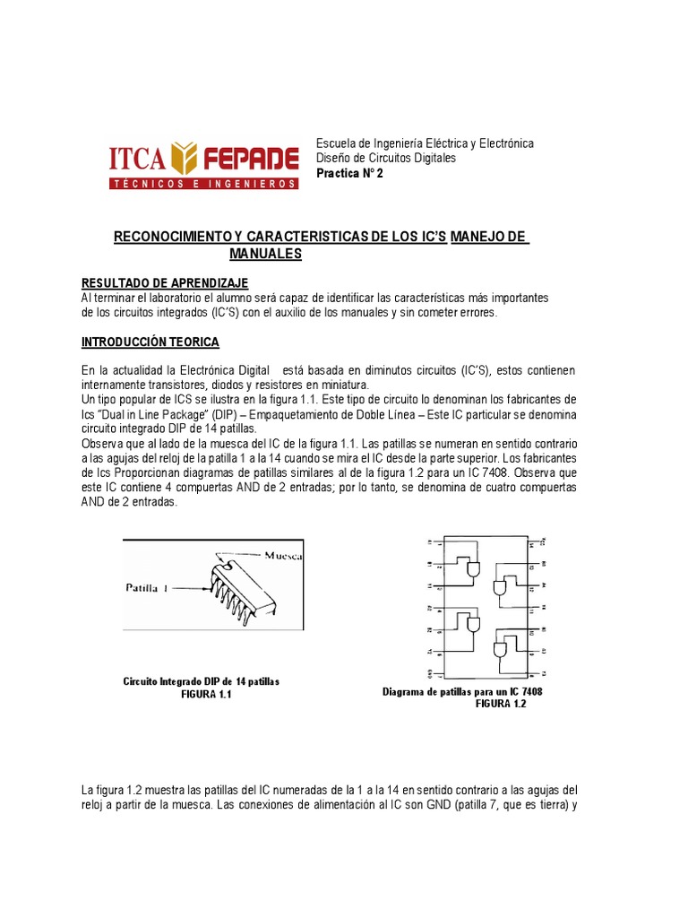 Practica 2 | PDF | Circuito integrado | Diseño