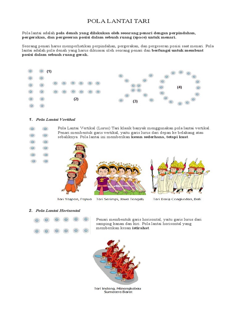 Pola Lantai Tari | PDF